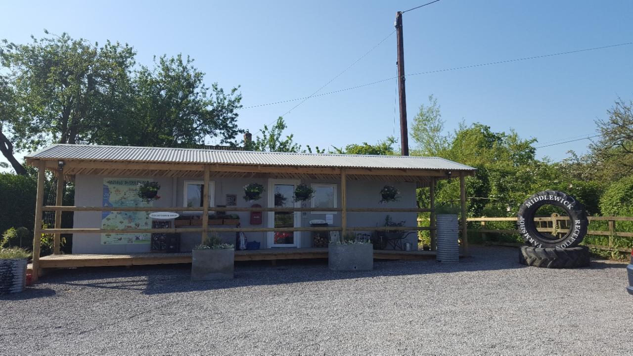 Upcycled Farm shop building project