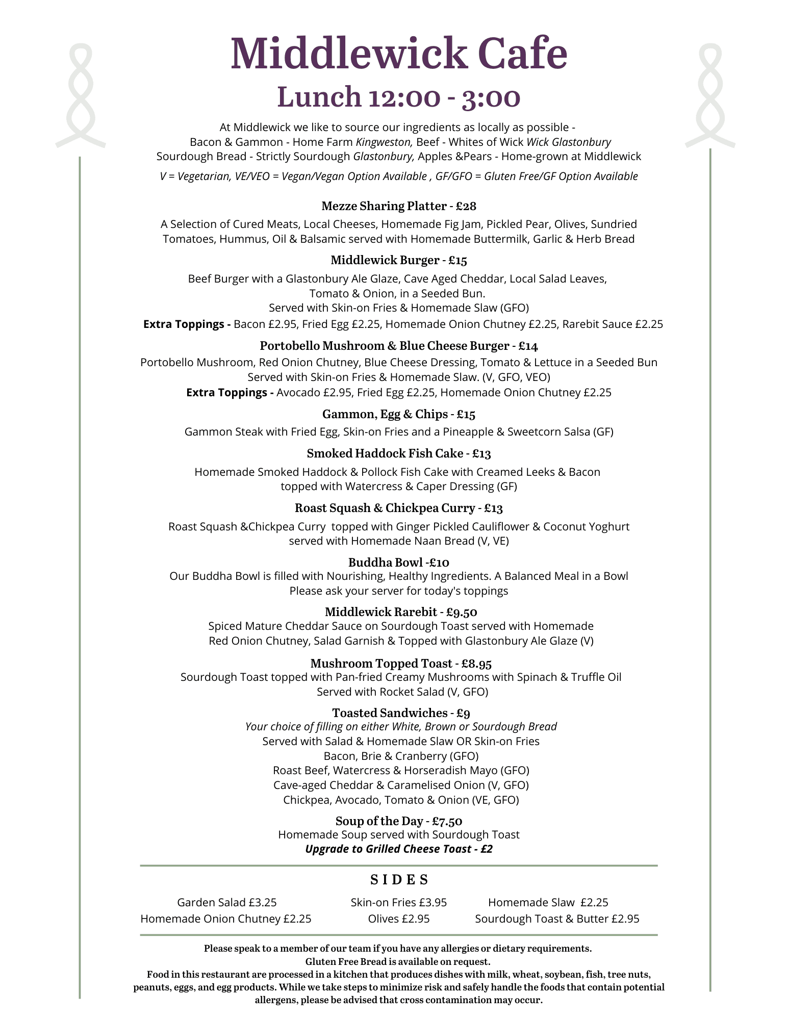 The Middlewick Cafe near Glastonbury - The Middlewick