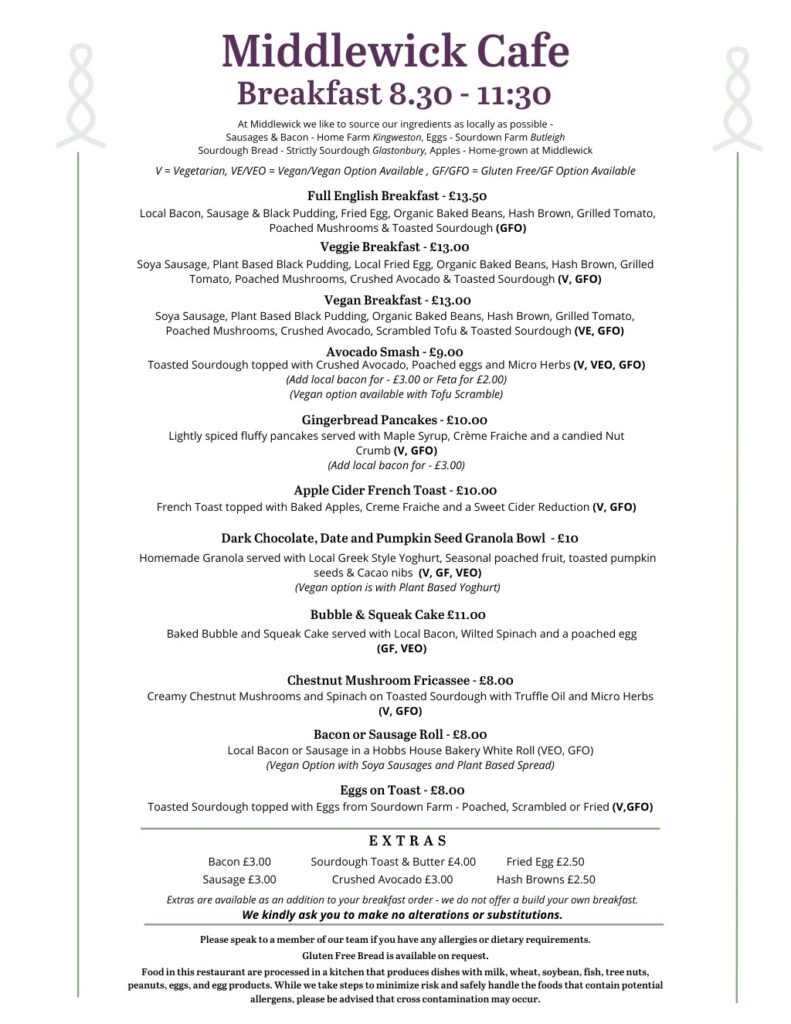 The Middlewick Cafe near Glastonbury - The Middlewick